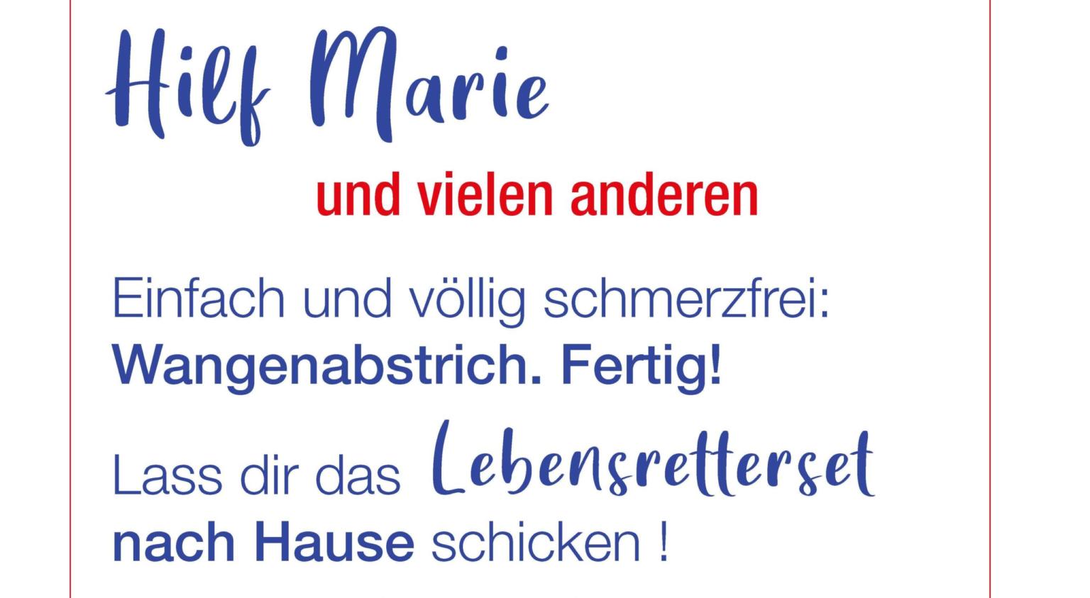 Aktion Knochenmarkspende Bayern - Gemeinsam gegen Leukämie!
