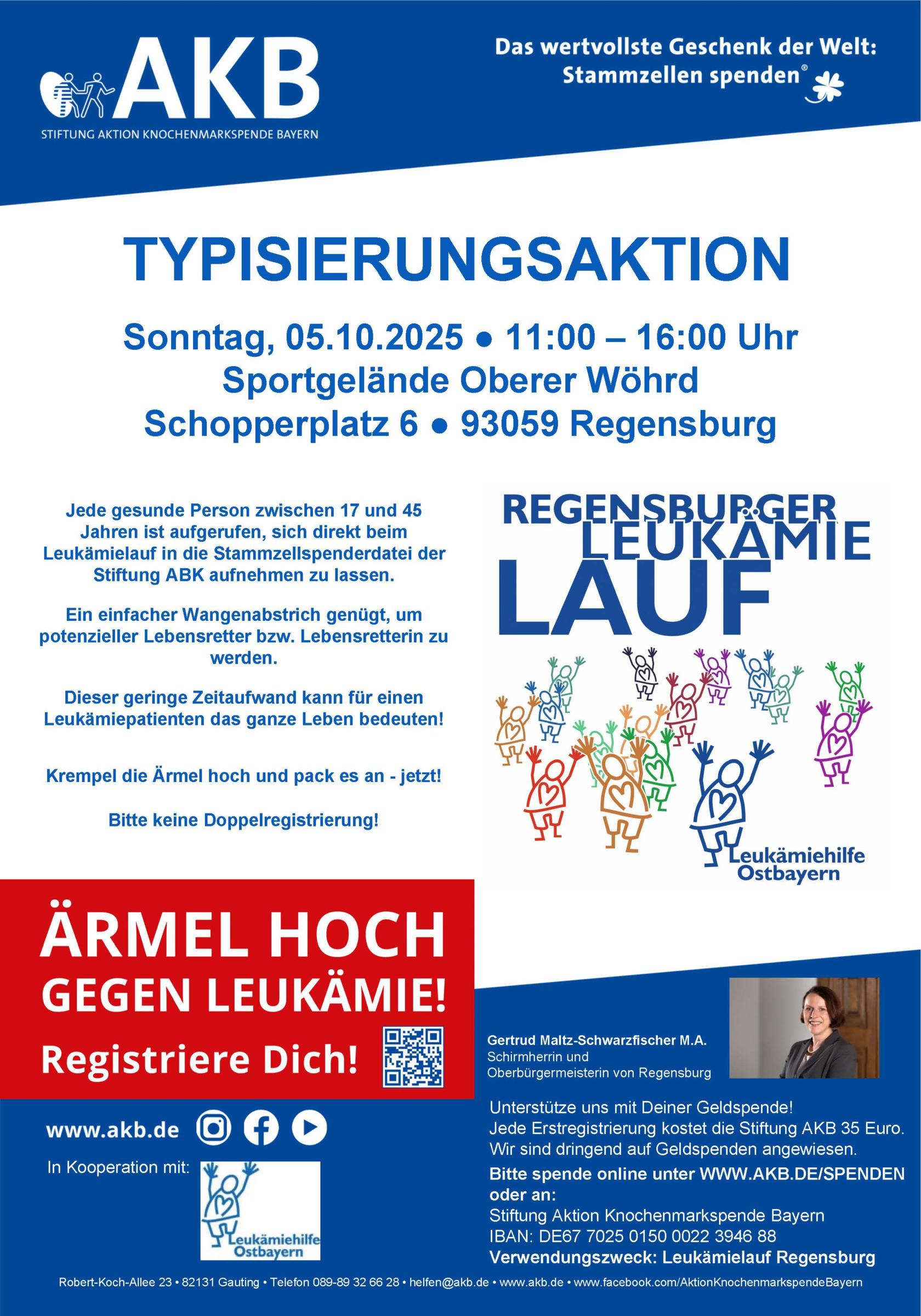 05.10.2025: Laufen, helfen, Leben retten – Leukämielauf Regensburg ...